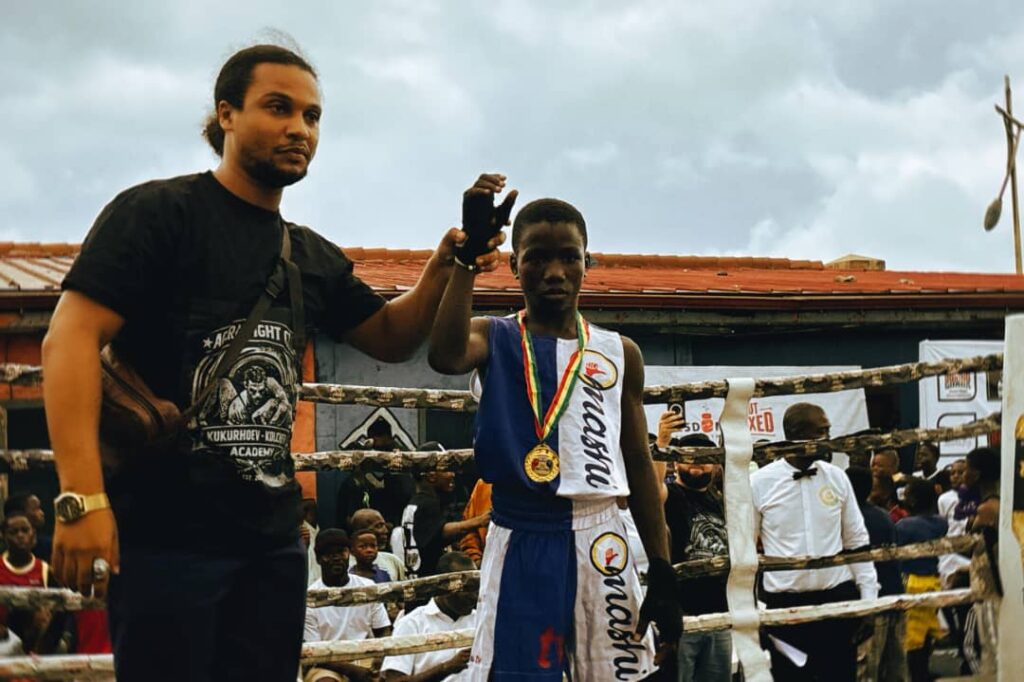 Juvenile boxer Godfred ‘Okoe CP’ Coffie shines at Accra Box Cup 2026 ...