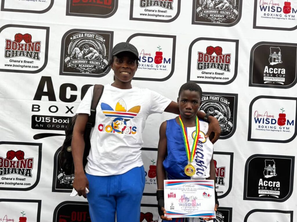 Juvenile boxer Godfred ‘Okoe CP’ Coffie shines at Accra Box Cup 2026 ...