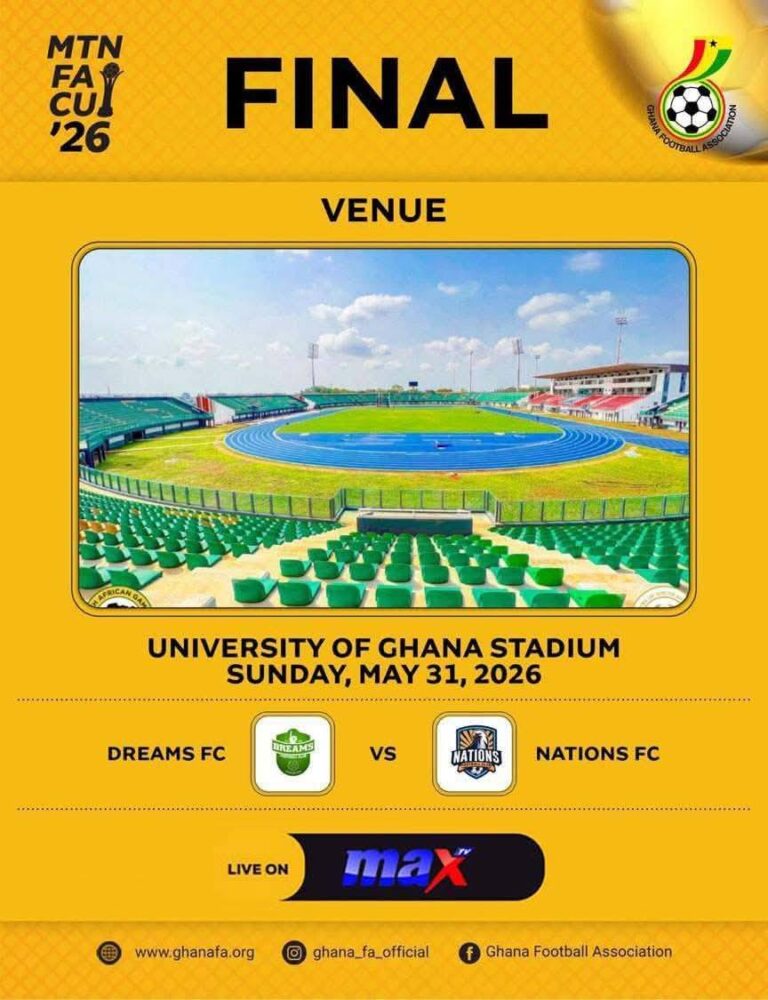 Nations FC and Dreams FC in Dicey 2025/26 MTN FA Cup Final on Sunday at ...